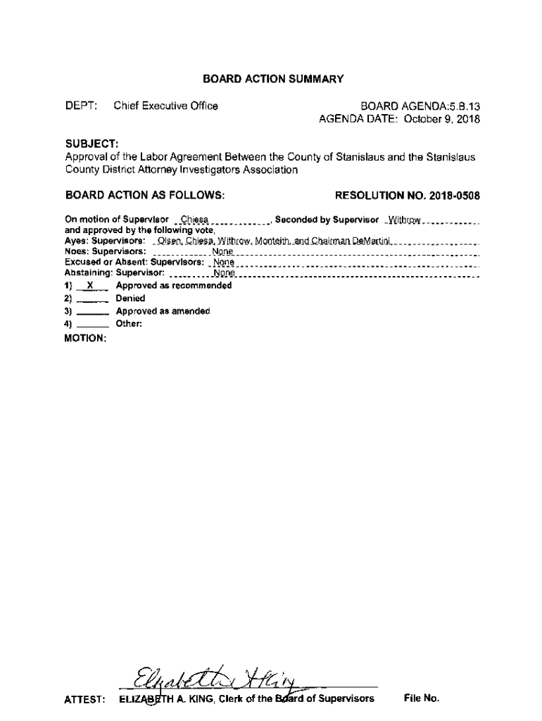 Fillable Online Labor Relations - Memorandun of Understanding (MOU) Fax Email Print - pdfFiller