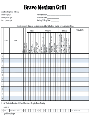 Fillable Online Fax Order Form Fax Email Print - pdfFiller