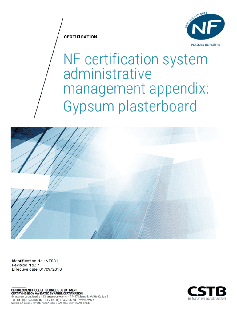 Fillable Online evaluation cstb Certification of products and services ...