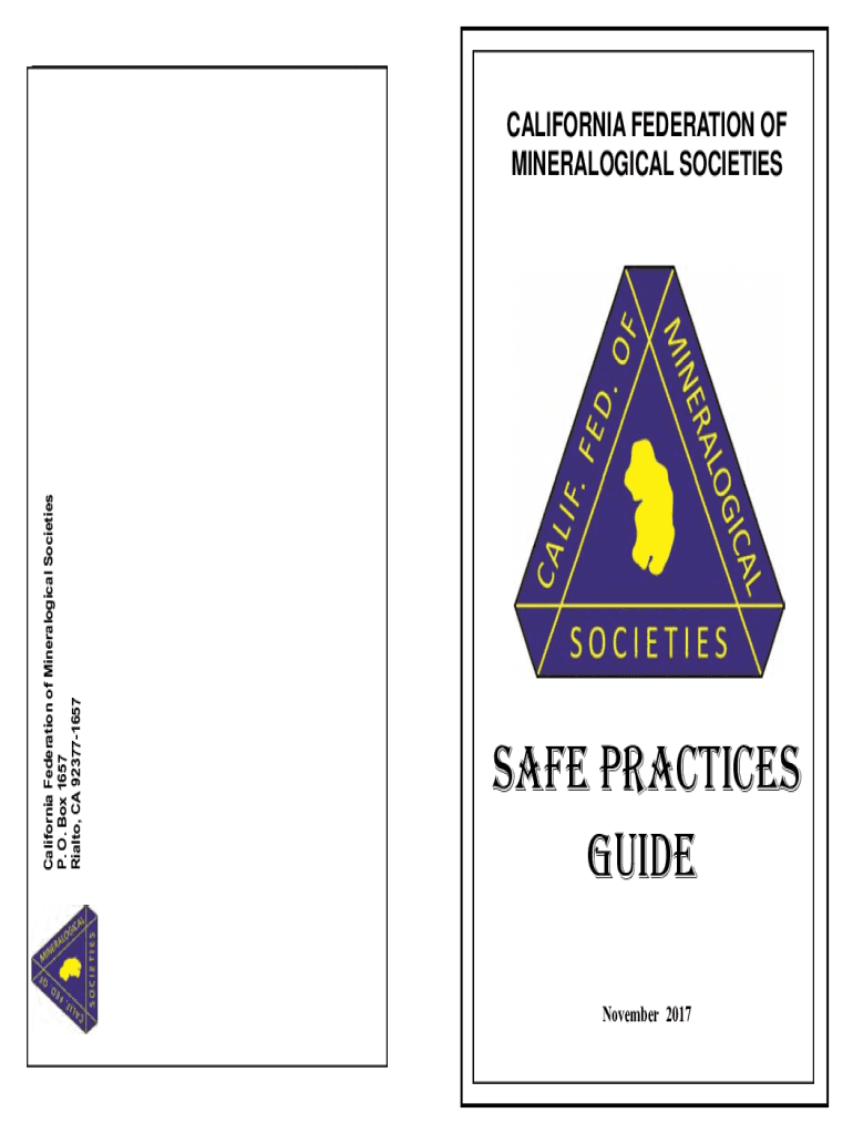 Fillable Online California Federation of Mineralogical Societies Email Format Fax Email Print ...