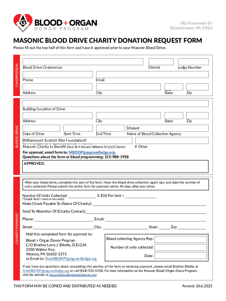 Fillable Online Charity Donation Request Form Fax Email Print - pdfFiller