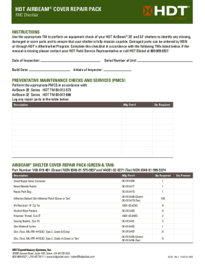 Fillable Online HDT TMSS Medium System Replacement Parts Fax Email ...