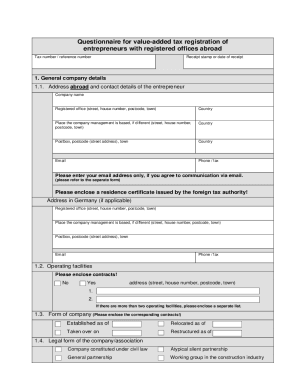 Fillable Online Value-added tax Fax Email Print - pdfFiller
