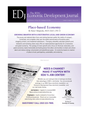 Fillable Online ED Economic Development Journal Fax Email Print - pdfFiller