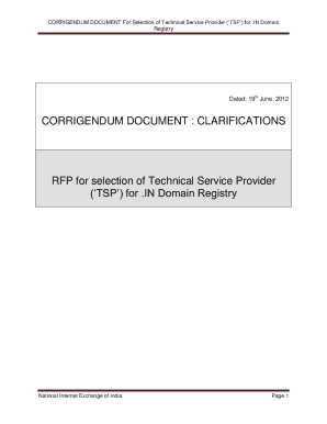 Fillable Online Technical Service Provider (TSP) Step-by-Step Process ...