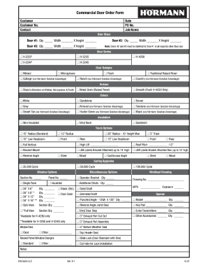 Fillable Online Door Order Sheets - DCI Hollow Metal on Demand Fax ...