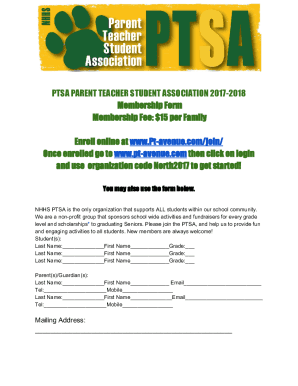 Fillable Online JoinPTA.org FAQs - Texas PTA - every child. one voice ...