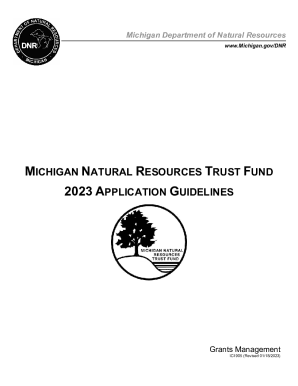 Fillable Online Michigan Natural Resources Trust Fund Fax Email Print ...