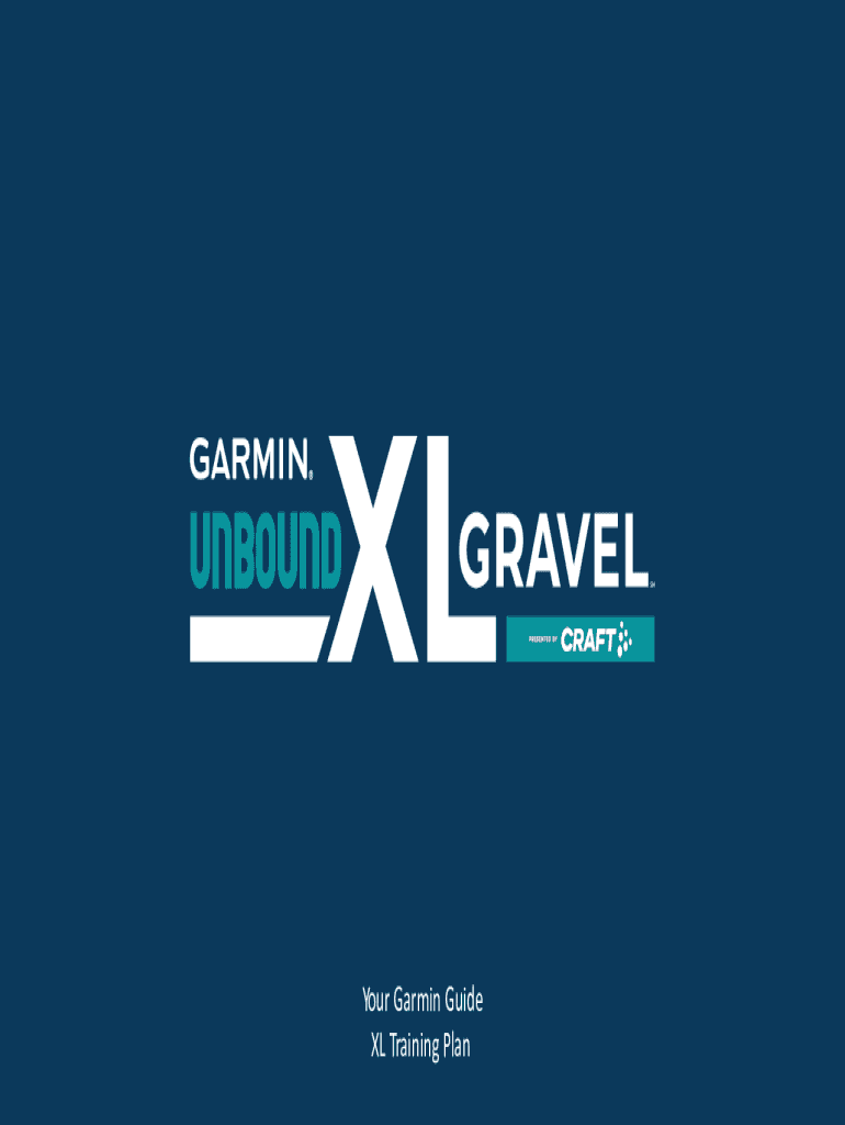 Fillable Online Your Garmin Guide XL Training Plan Fax Email Print ...