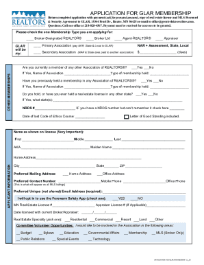 Fillable Online GREATER LANSING ASSOCIATION OF REALTORS Fax Email Print ...