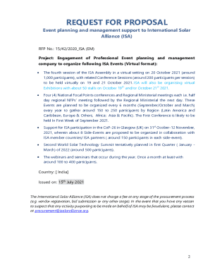 Fillable Online 50+ SAMPLE Event Bid Proposal in PDF Fax Email Print ...