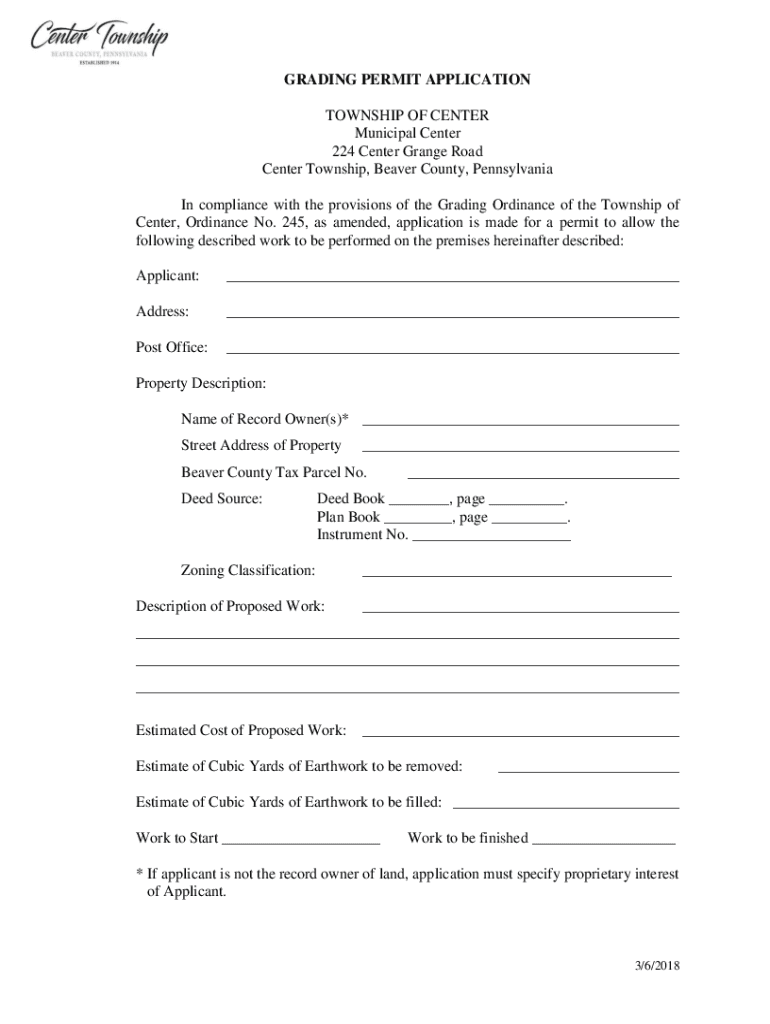 Fillable Online Pre-Application Conference Permitting Guidelines Fax Email Print - pdfFiller