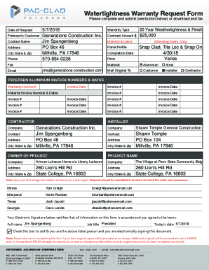 Fillable Online Metal Roof Panels, Metal Wall Panels, Metal Soffit ...