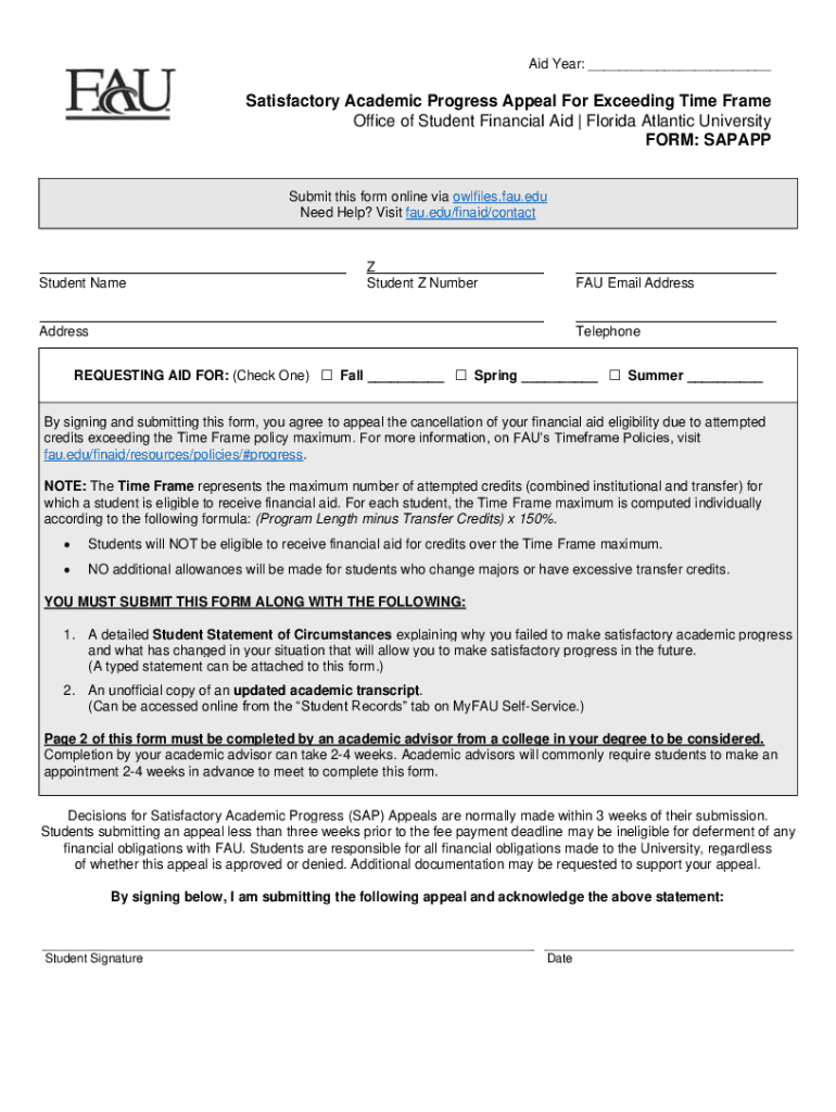 Fillable Online REQUESTING AID FOR THE SEMESTER A student may ... Fax Email Print - pdfFiller
