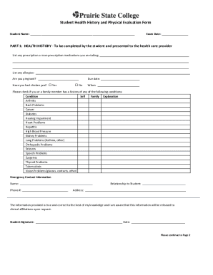 Fillable Online health-evaluation-form.docx Fax Email Print - pdfFiller