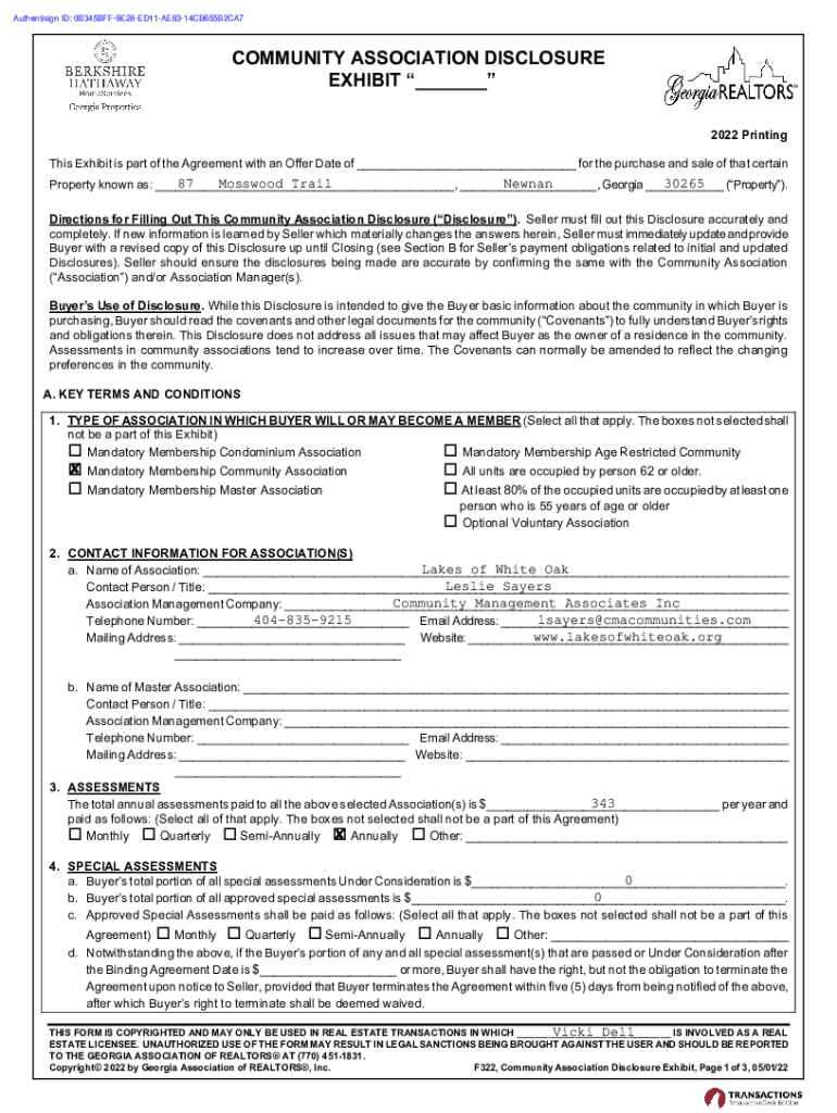 Fillable Online F301 - Sellers Property Disclosure Statement Exhibit (2022) Fax Email Print ...