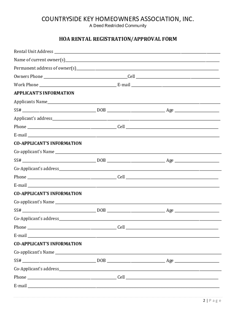 Fillable Online Deed Restricted Community & HOAs: What To Know ... Fax ...