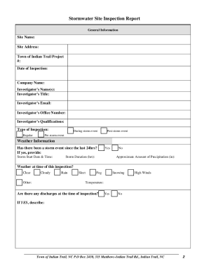 Fillable Online ANNUAL SCM INSPECTION REPORT COVER SHEET ( ... Fax ...