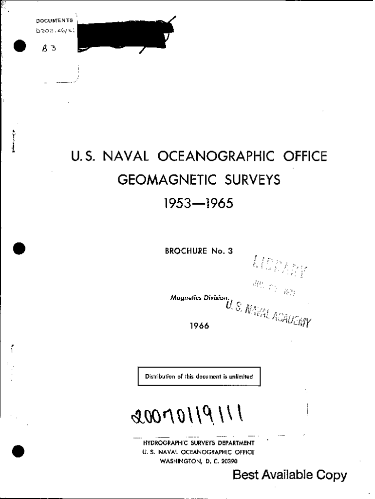 Fillable Online United States. Naval Oceanographic Office Fax Email ...