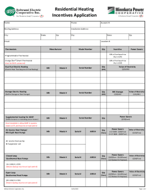 Fillable Online CO Residential HVAC Rebates Fax Email Print - pdfFiller
