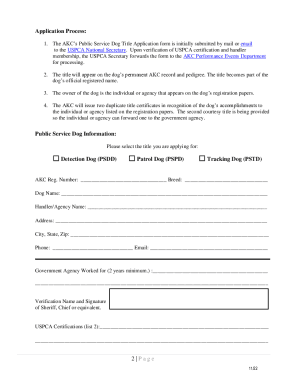 Fillable Online Service, Therapy, and Working Dogs Fax Email Print ...