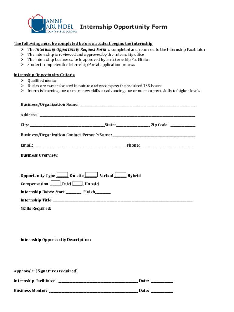 Fillable Online Student/Parent/Mentor/School Internship Agreement Fax ...