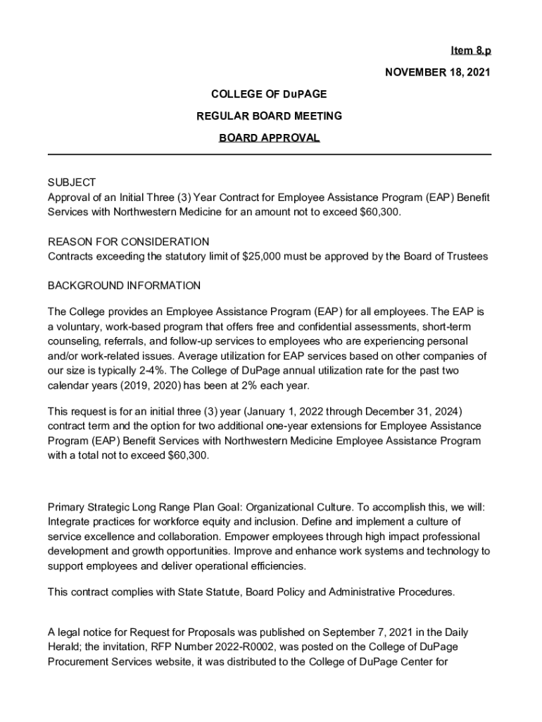 Fillable Online employee assistance program services agreement Fax ...