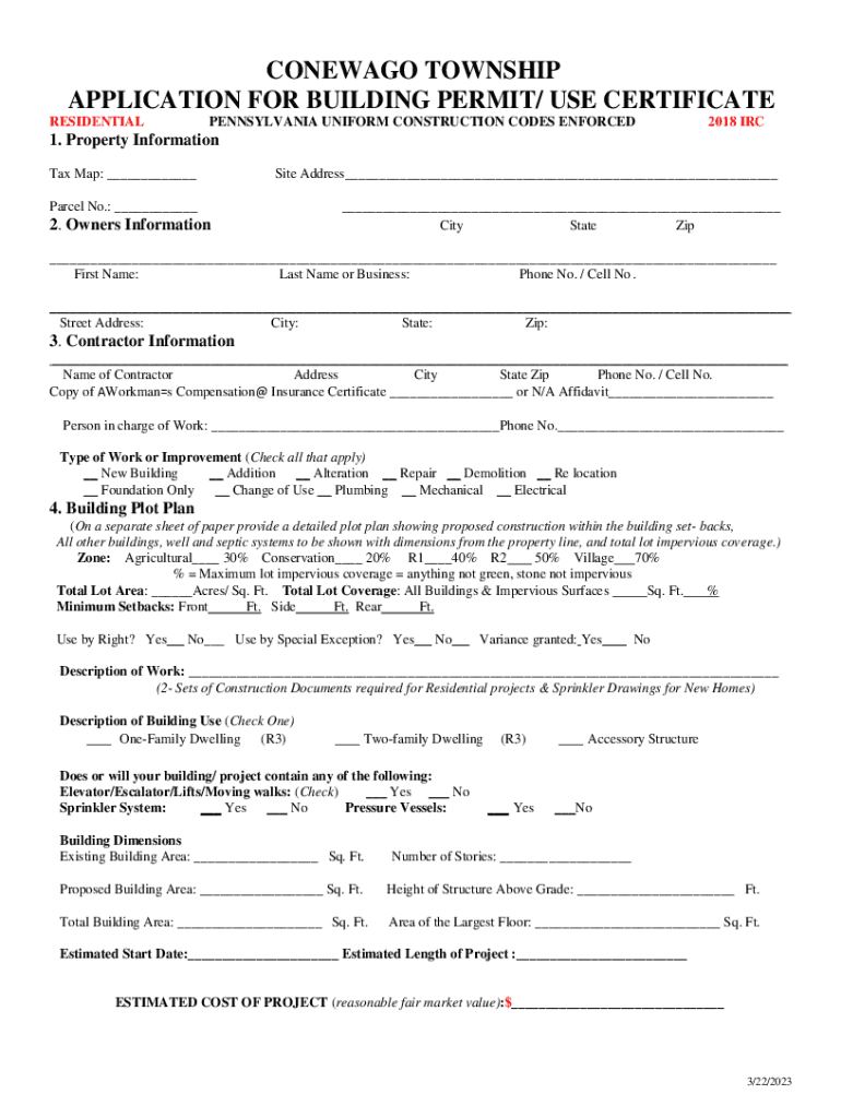 Fillable Online Building Code Department Fax Email Print - pdfFiller