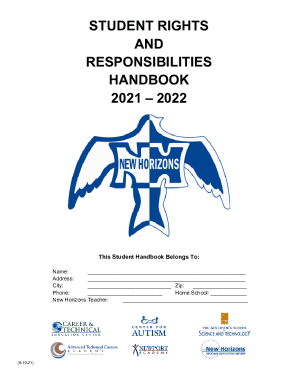 Fillable Online HOME SCHOOL HANDBOOK Fax Email Print - pdfFiller