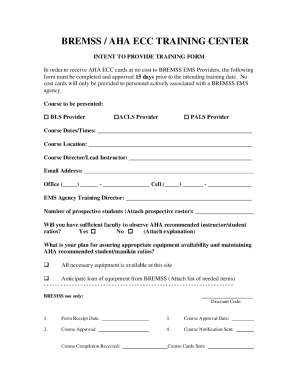 Fillable Online Resources & Forms - EMS Education Fax Email Print ...