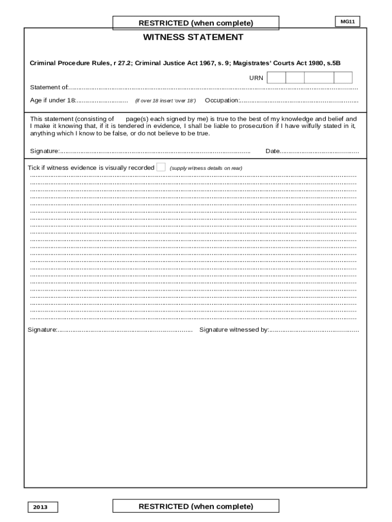 The Criminal Procedure Rules s Doc Template | pdfFiller