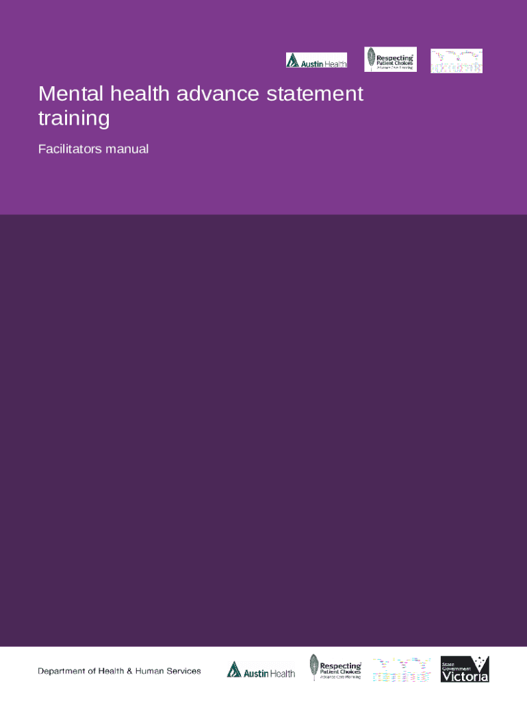 A typology of advance statements in mental health care Doc Template ...