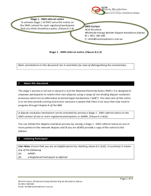 Fillable Online Form 2 -Adviser Referral Notice-clause 8.2.5(a) Fax ...