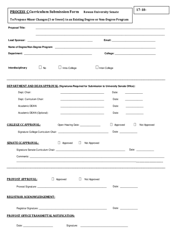 Fillable Online CSU New Degree Program proposal template Fax Email Print - pdfFiller