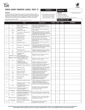 Fillable Online Usef First Level Test 1 Fax Email Print - pdfFiller