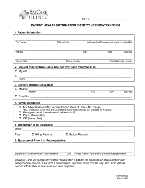 Fillable Online CLINICAL POLICY Core Patient Identifiers and Naming ...