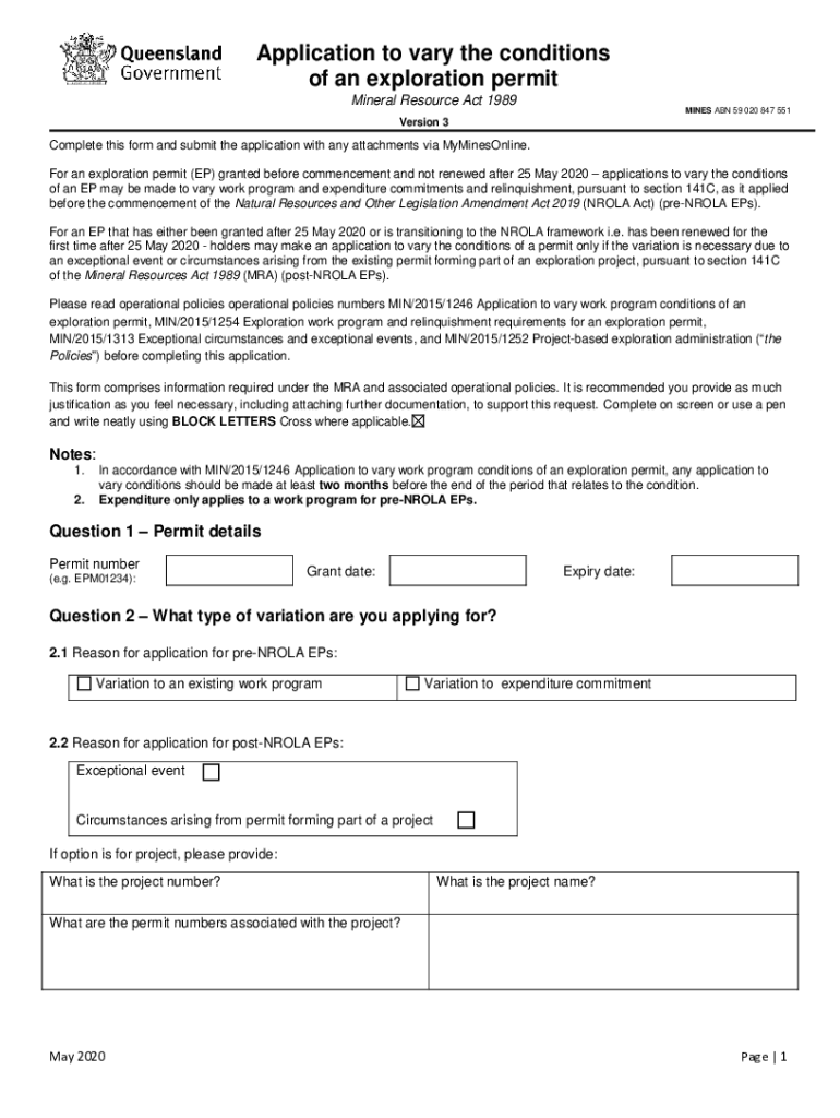 Fillable Online Dissolved Mineral Resource Exploration (DMRE) Forms Fax ...