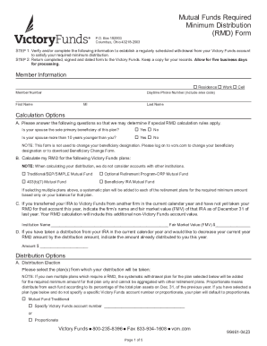 Fillable Online Retirement Account Required Minimum Distribution Request Fax Email Print - pdfFiller