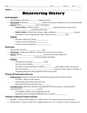 Fillable Online Archaeology: How It's Done, and What Archaeologists Do ...