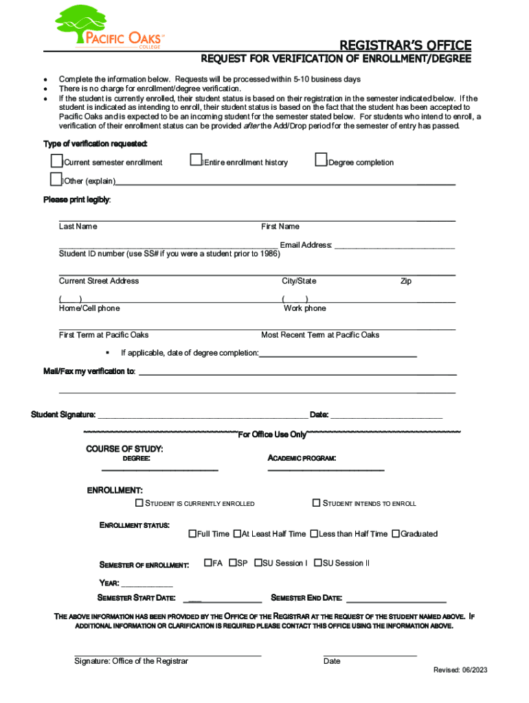 Fillable Online What Is Proof of Enrollment? How to Verify ... Fax Email Print - pdfFiller