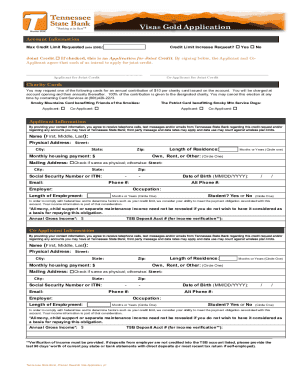 Fillable Online CSB - CREDIT CARD APPLICATION New Card Request or ...