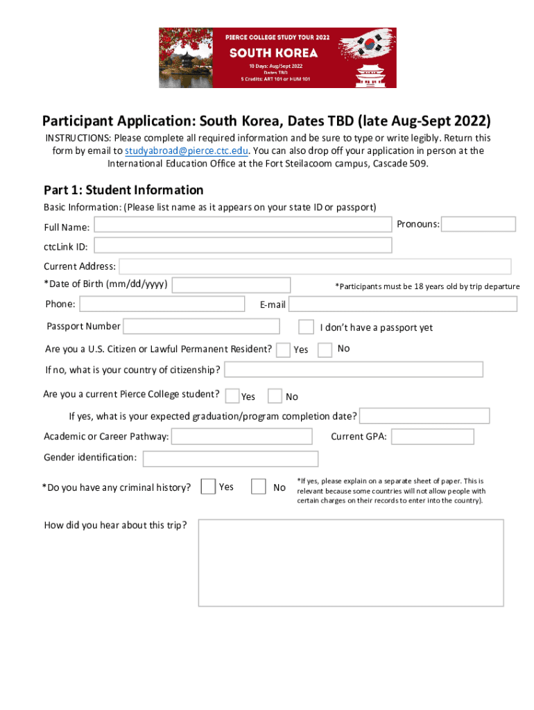 Fillable Online How to Fill Out a South Korea Visa Application Form Step ... Fax Email Print ...