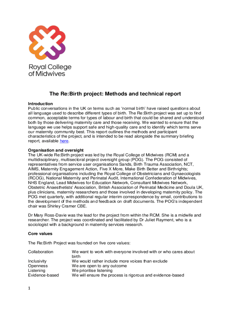 Fillable Online RCM launch new language guidance as part of Re:Birth ...