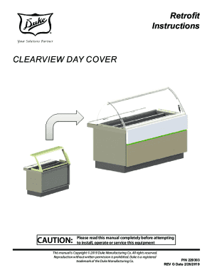 Fillable Online Installation and Operation Manual Front Line Merchandiser Fax Email Print ...