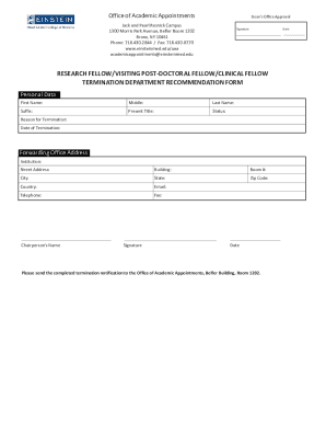 Fillable Online Deans Office Approval Fax Email Print - pdfFiller