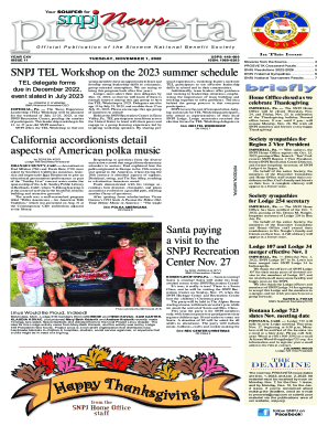 Fillable Online SNPJ (Slovene National Benefit Society)Imperial PA Fax ...