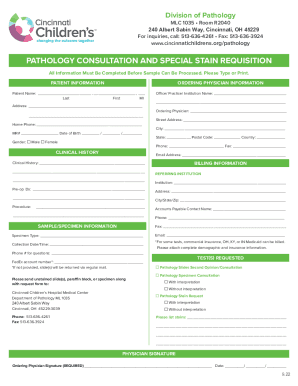 Fillable Online Pathology Consult Form. Pathology Consult Form Fax Email Print - pdfFiller