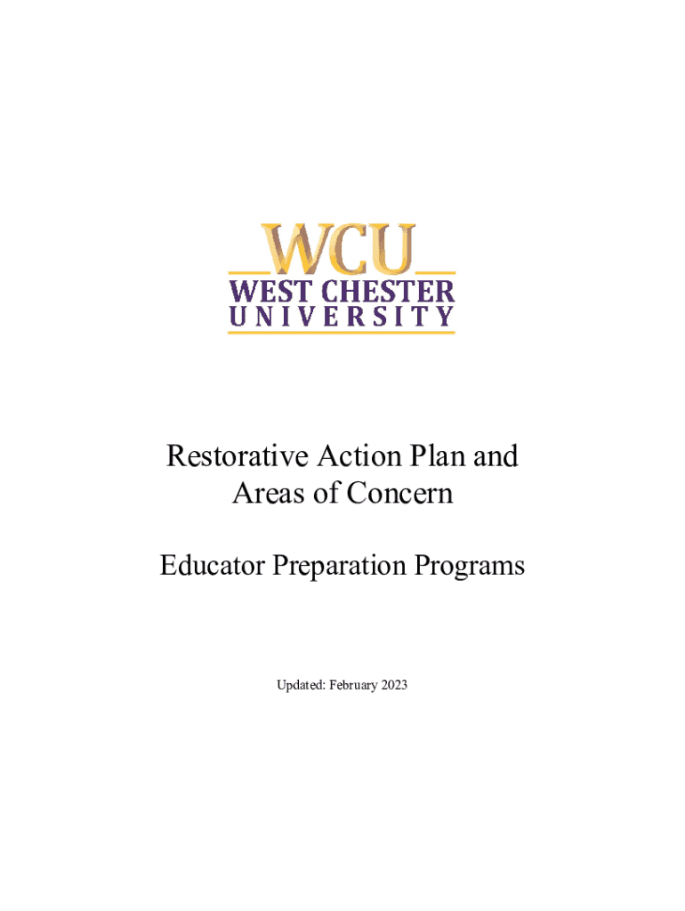 Fillable Online Restorative Action Plan and Areas of Concern Fax Email ...