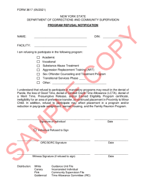 Fillable Online doccs ny Title 7 - New York Codes, Rules and ...