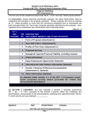 Fillable Online Request for Proposal (RFP) for Energy Audit and ...